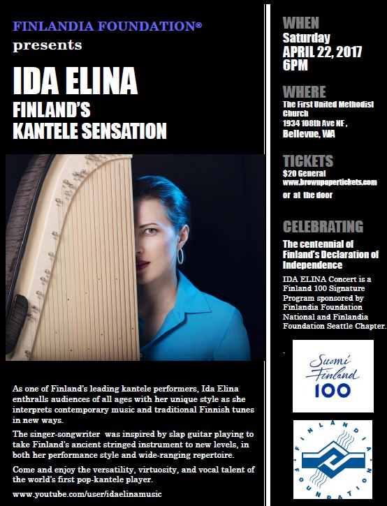 Finlandia Foundation Seattle Chapter | Ida Elina Main Concert