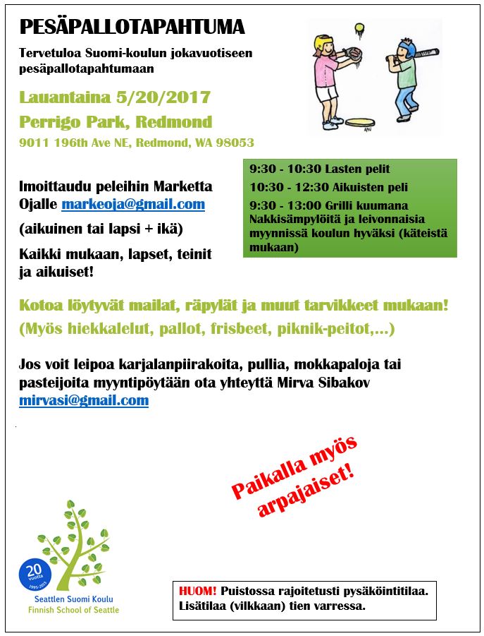 Finlandia Foundation Seattle Chapter | Pesäpallo – baseball game